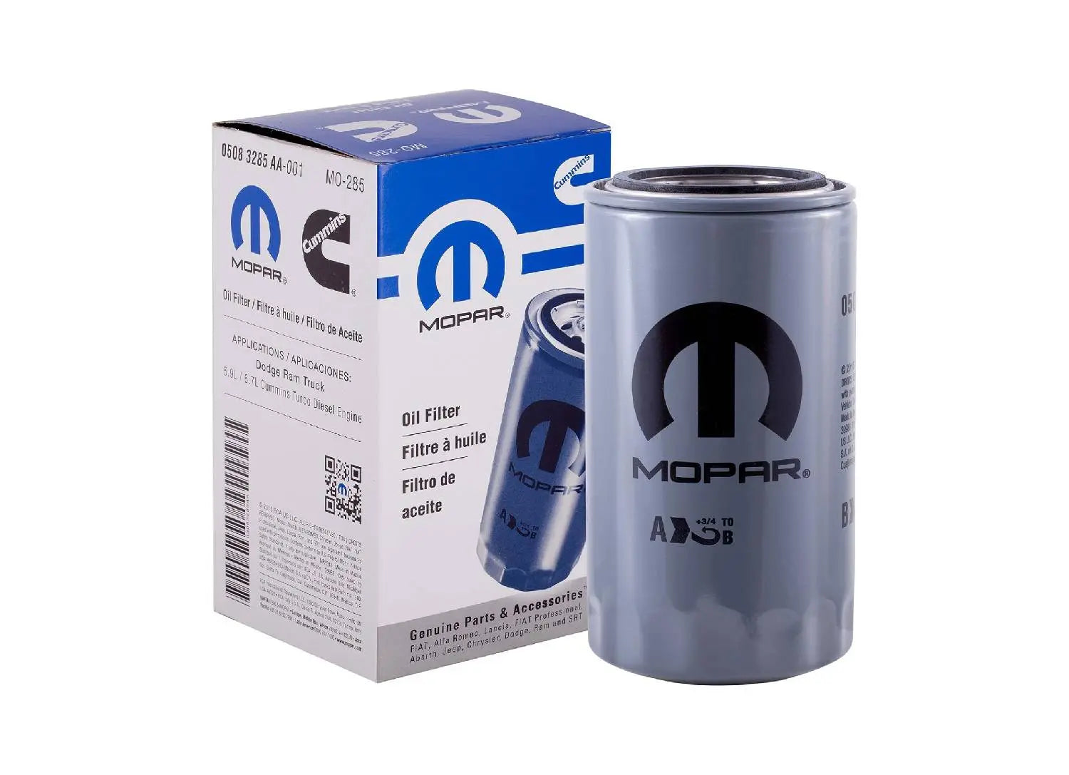 Dodge Oil Filter - 5083285AA – Mopar Filters